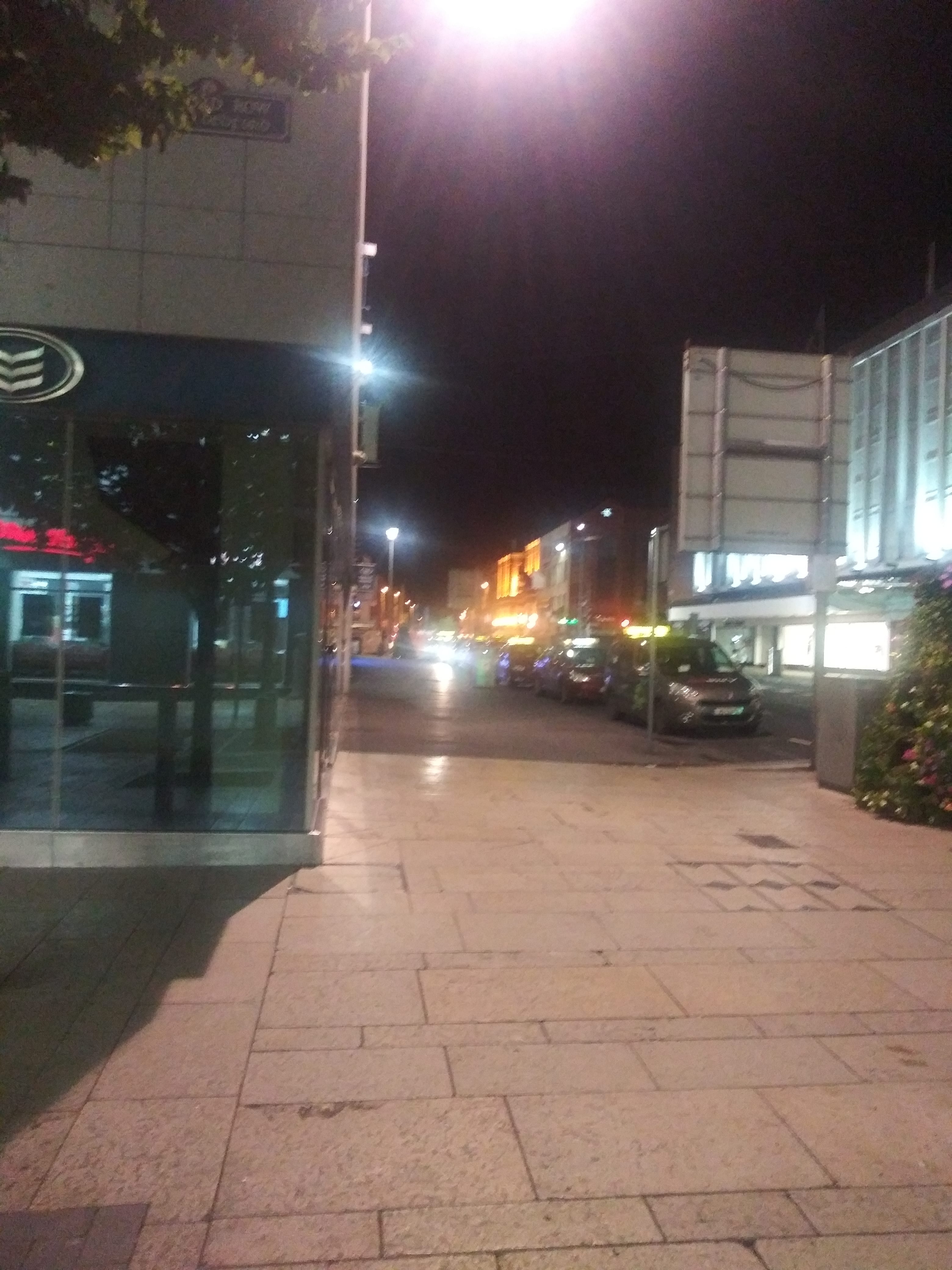Exploring downtown limerick , Ireland at Night - Passport Overused